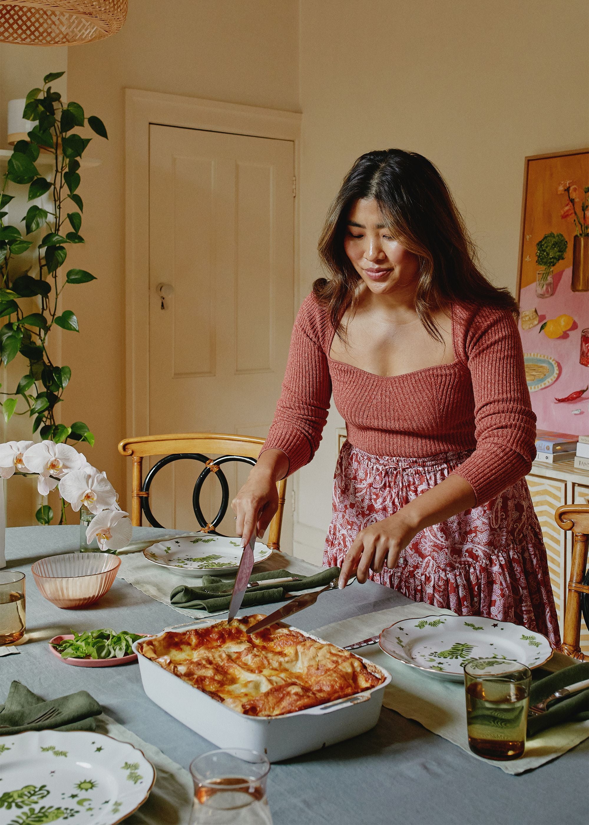 Jessica Nguyen's Cheesy Lasagne Alla Portofino – Bed Threads