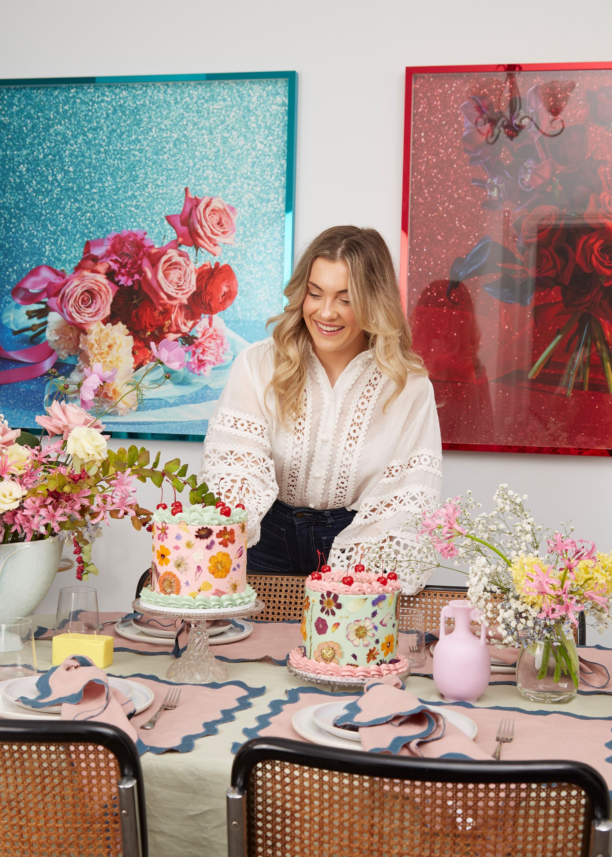Miss Trixie’s Pistachio Cake With Edible Flowers Is the Dessert of You ...