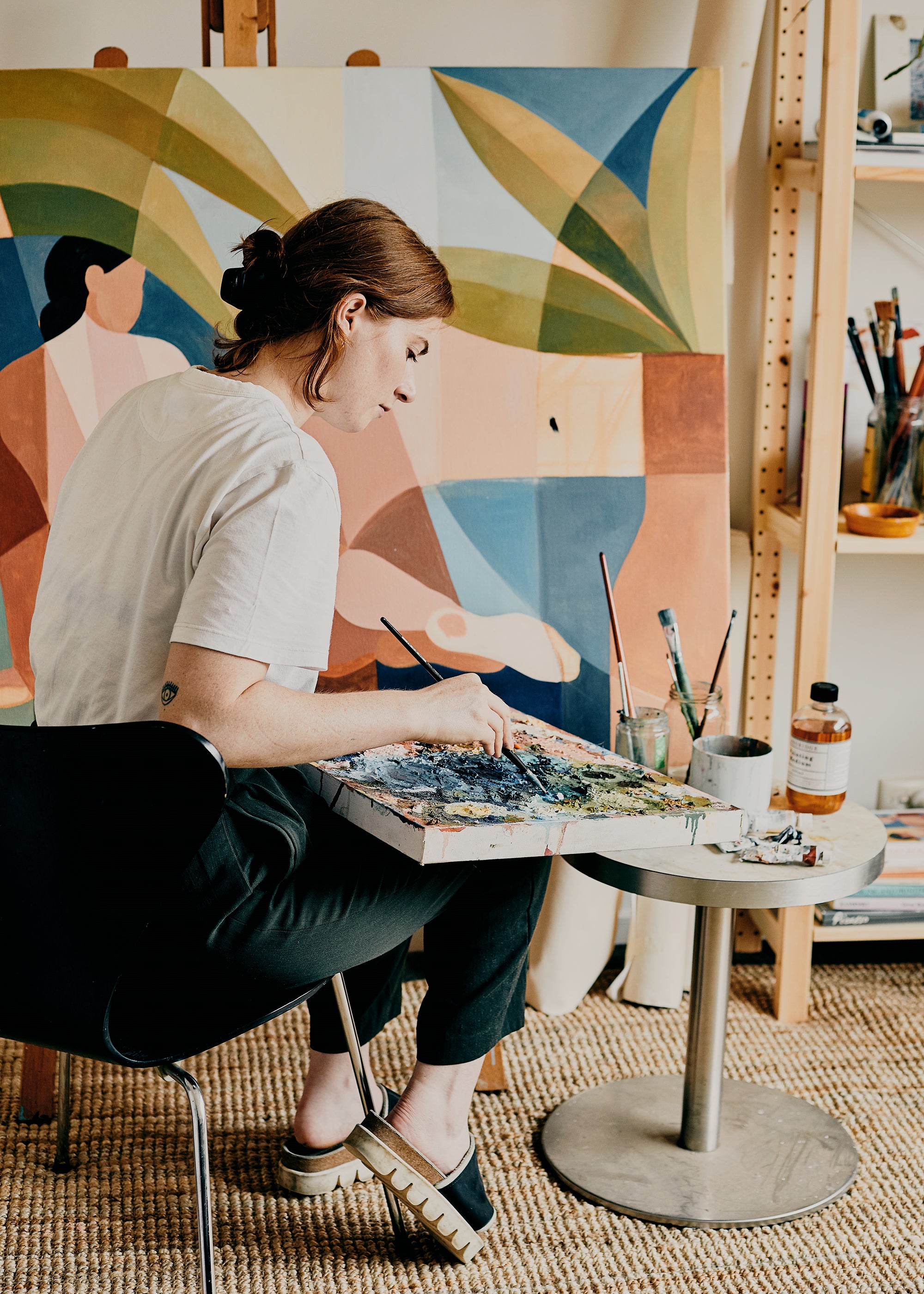 Tour the Minimalist Melbourne Home of Artist Emma Currie – Bed Threads