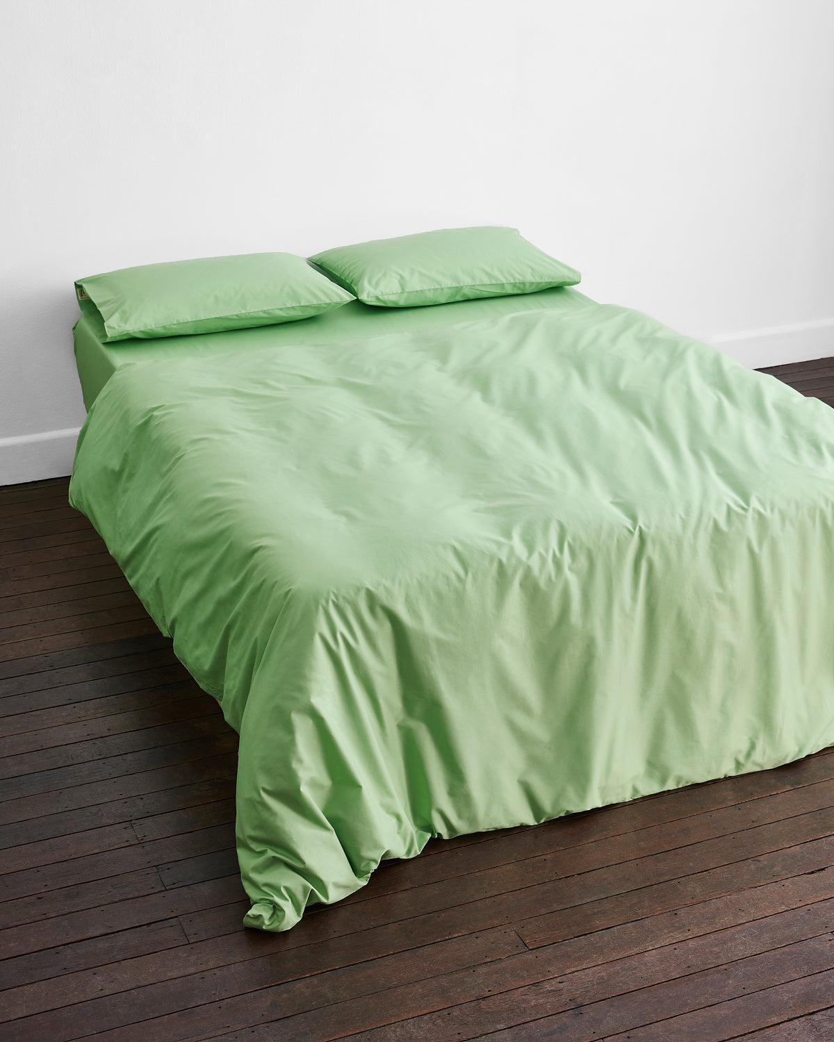 Organic Cotton Percale Duvet Cover - Apple | Bed Threads