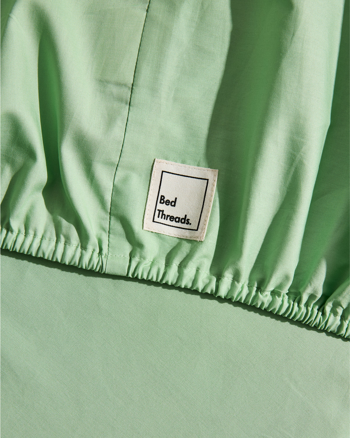 Organic Cotton Percale Fitted Sheet Set – Apple | Bed Threads