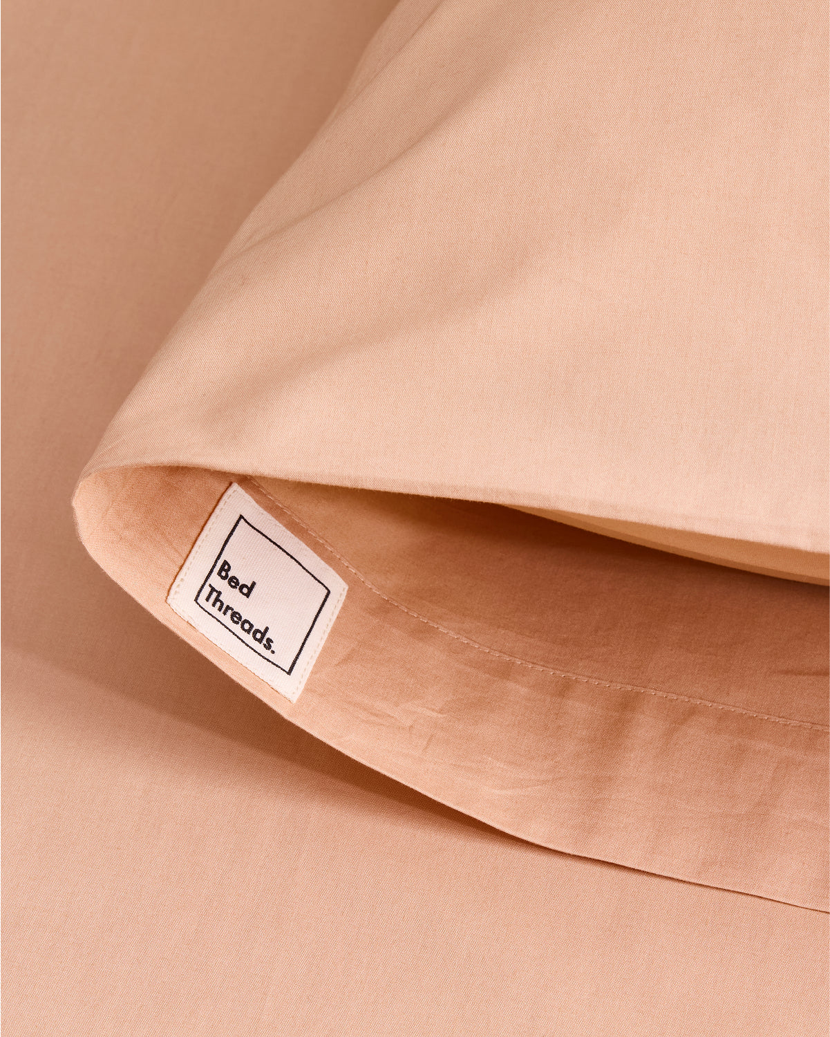 Organic Cotton Percale Pillowcases (Set of Two) - Butterscotch | Bed ...