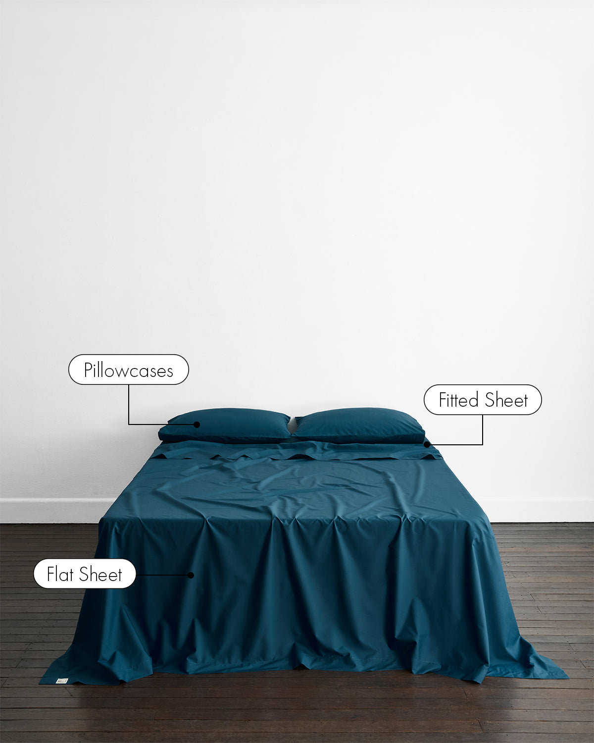 Organic Cotton Percale Sheet Set - Aegean | Bed Threads