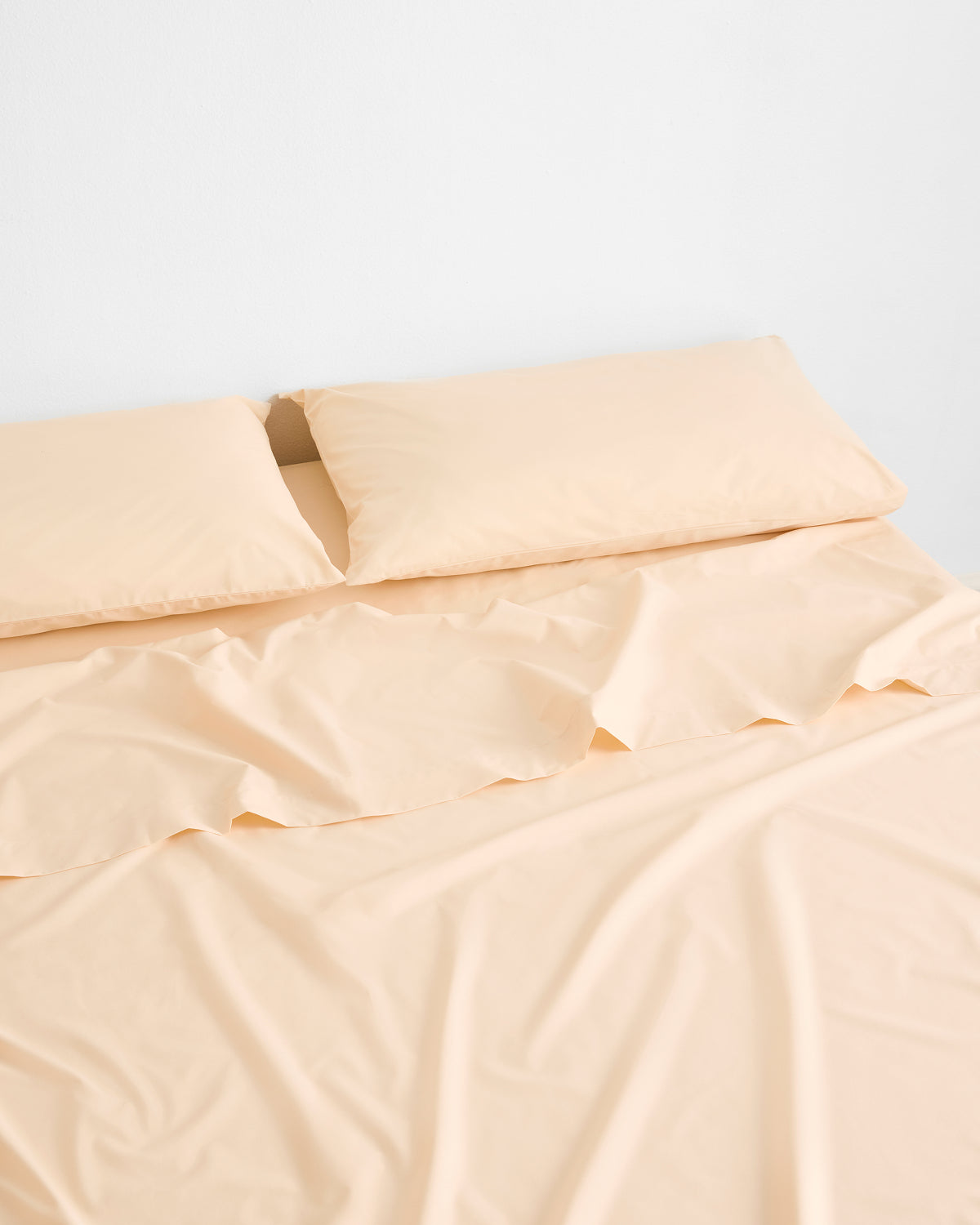 Organic Cotton Percale Sheet Set - Vanilla | Bed Threads