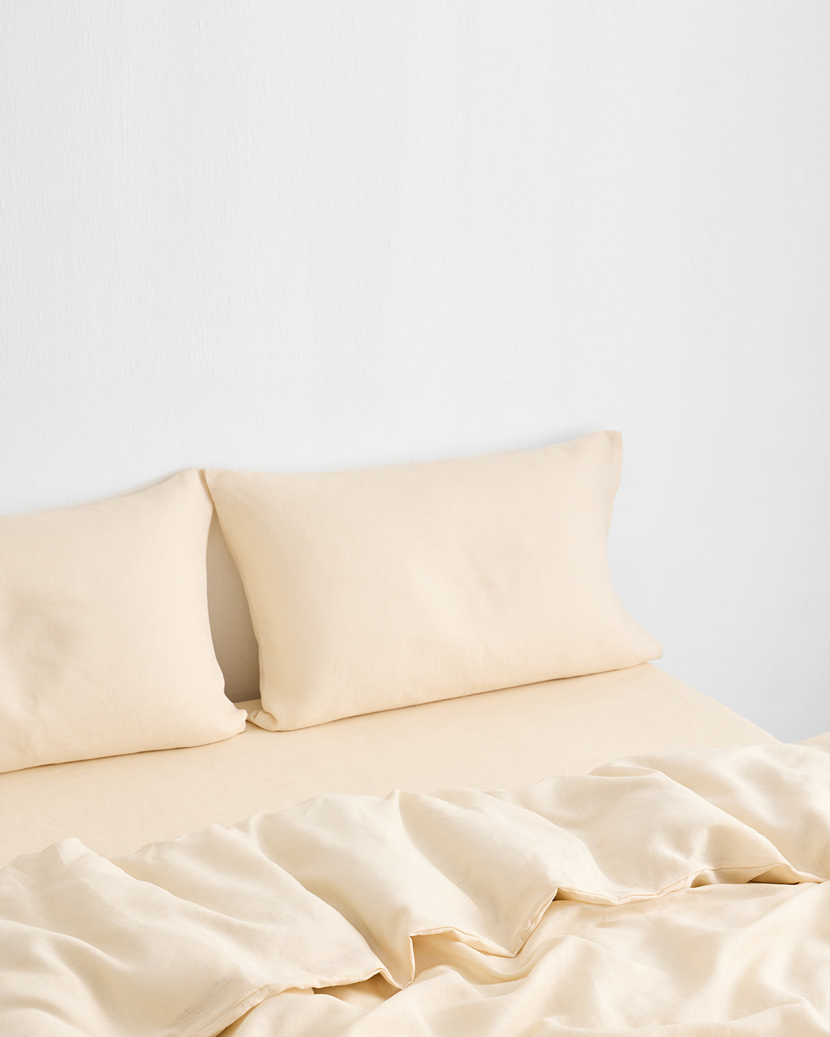 Crème 100% French Flax Linen Bedding Set – Bed Threads