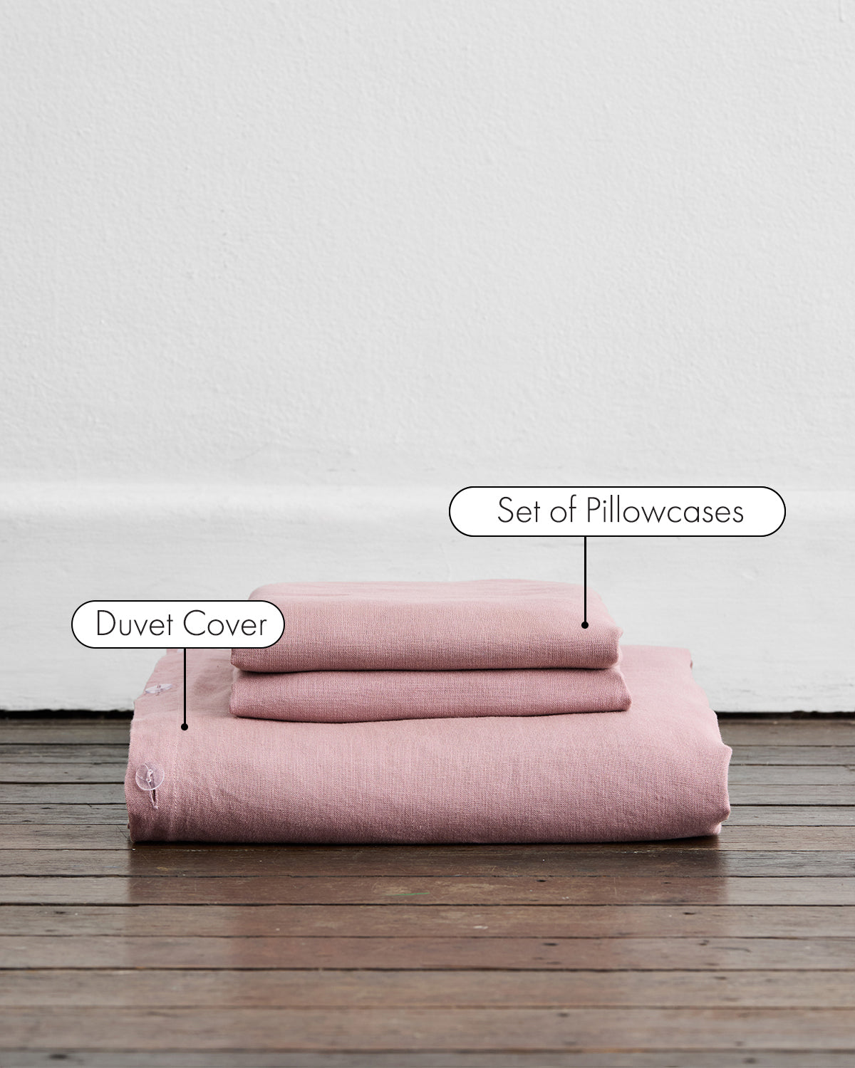 Lavender 100% French Flax Linen Duvet Cover Set – Bed Threads