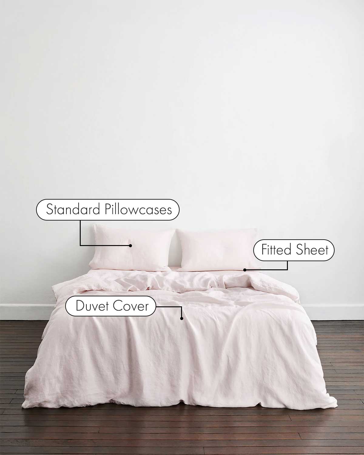 Rosewater 100% French Flax Linen Bedding Set – Bed Threads