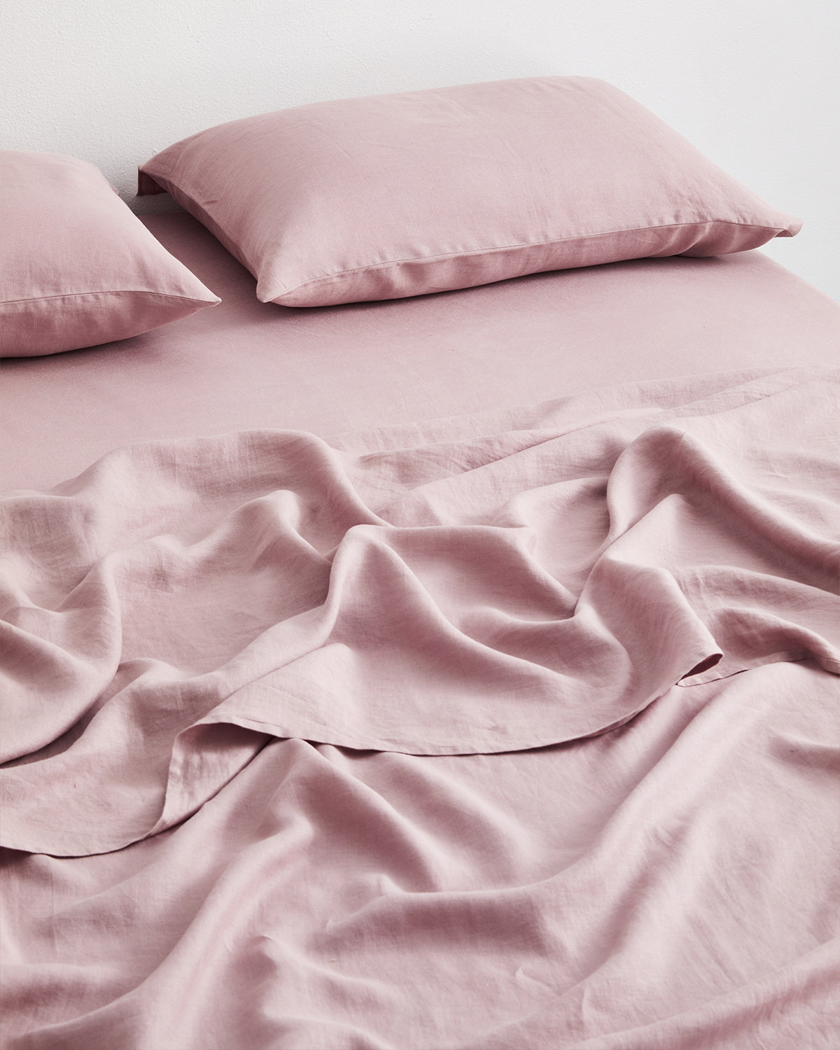 100% French Flax Linen Flat Sheet - Lavender | Bed Threads